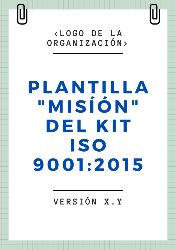 Kit de plantillas ISO 9001:2015 - Softgrade