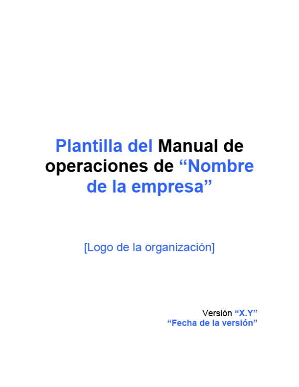 Kit Para Crear Manual de Operaciones - Softgrade